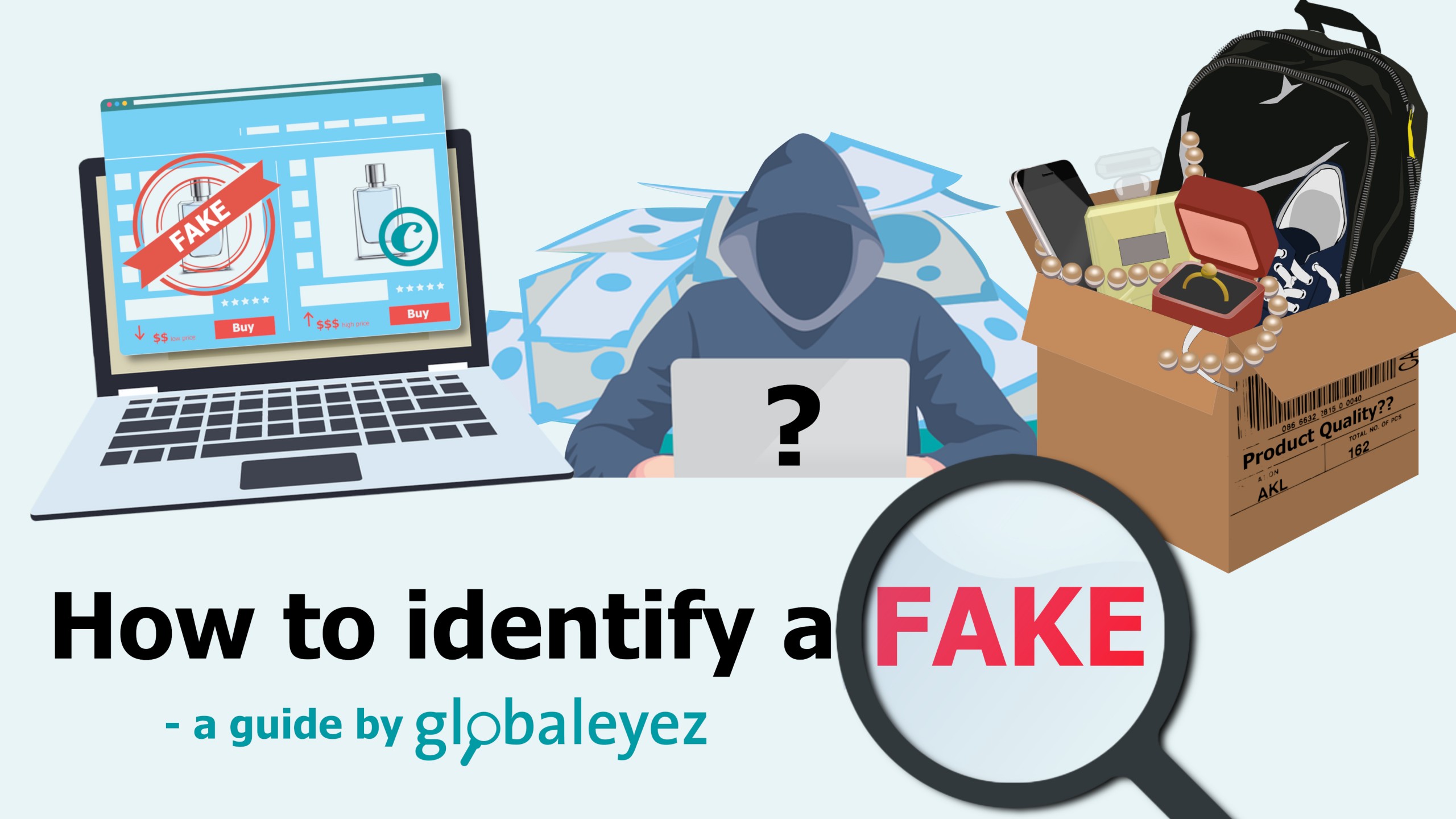 How to identify a fake product - a guide by globaleyez